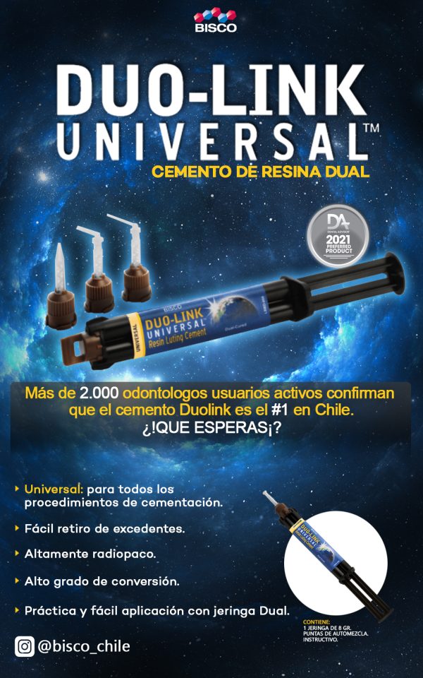 Cemento Dual De Resina, Duolink – Bisco – TREMA DENTAL CHILE